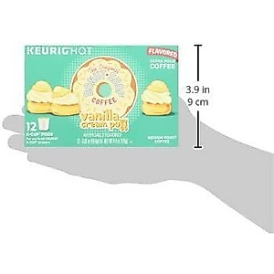 THE ORIGINAL DO Keurig Green Mountain Donut Shop Coffee, Medium Roast, Vanilla Puff, 12 ct