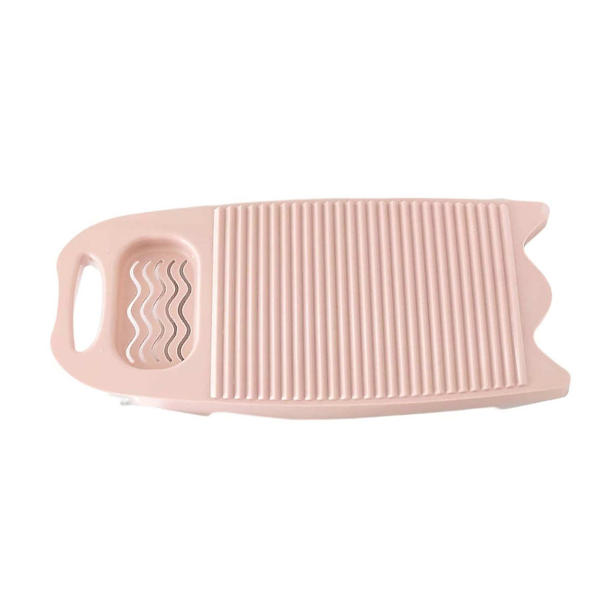 CUCUFA Washboards for Hand Washing Clothes, Plastic Hand Washing Board Non-Slip Laundry Washing Boards, Manual Wash Clothes Pad Washing Tool for Household, Pink