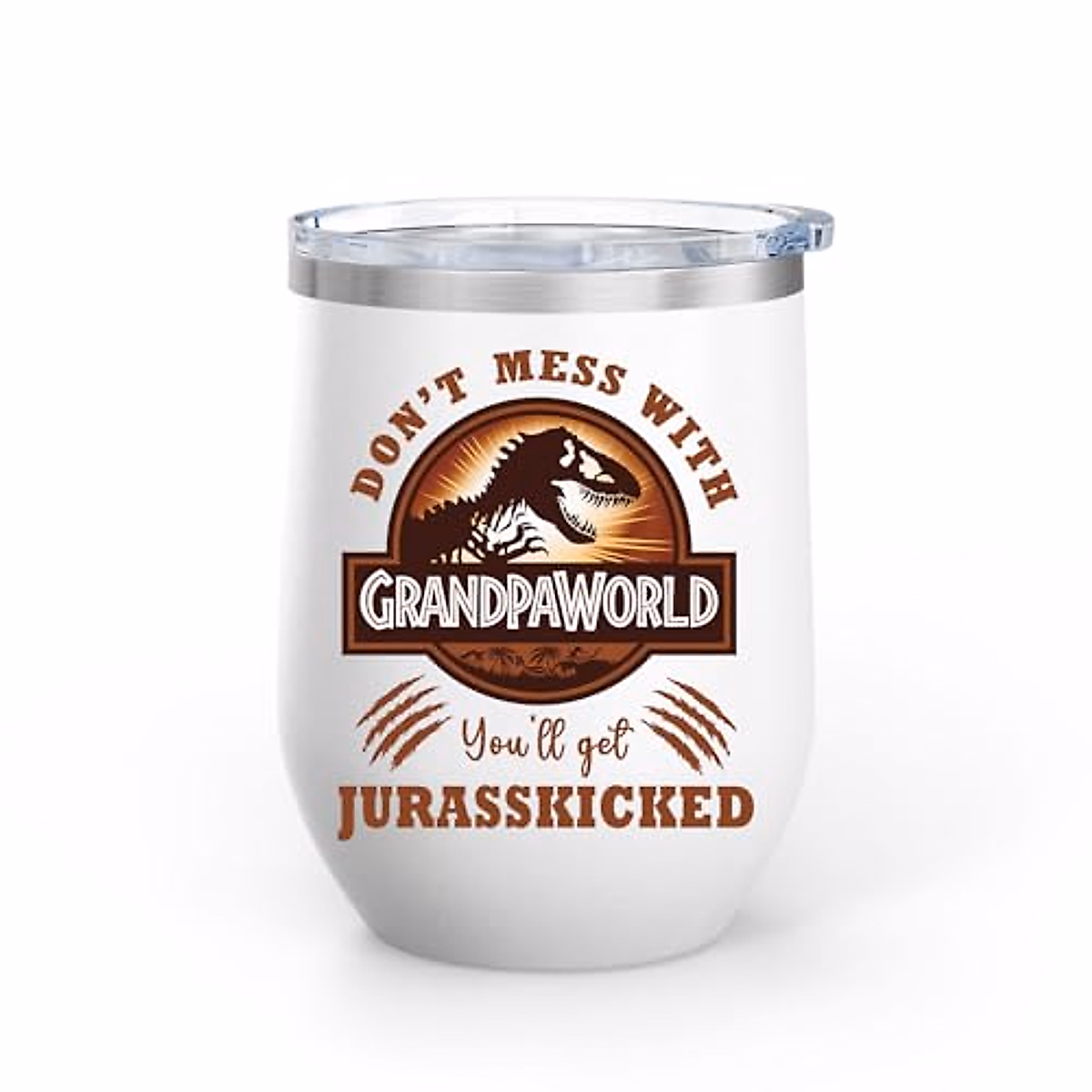 Don't Mess with Grandpaworld Tumbler, Nutrition Facts Tumblers for Grandpa, Gift for Father’s Day or Birthday