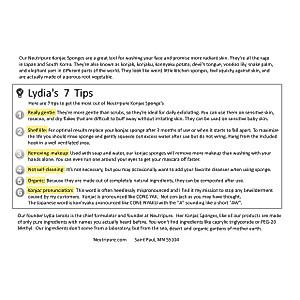 Konjac Sponge Set: Organic Skincare Facial for Natural Exfoliating and Deep Pore Cleansing 5 Piece Sampler Pack Infused with Charcoal, Turmeric, Green Tea