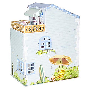 Beach House Haven - My First Dollhouse 3-D Puzzle & Activity Book