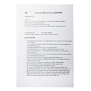 100-125mm (4"-5") Angle Grinder DIY Stand Grinder Holder Cutter Support with Cast Iron base