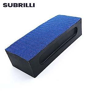 SUBRILLI Diamond Hand Polishing Pads 7 Pcs Set with Backing Pad for Glass Marble Concrete Polishing