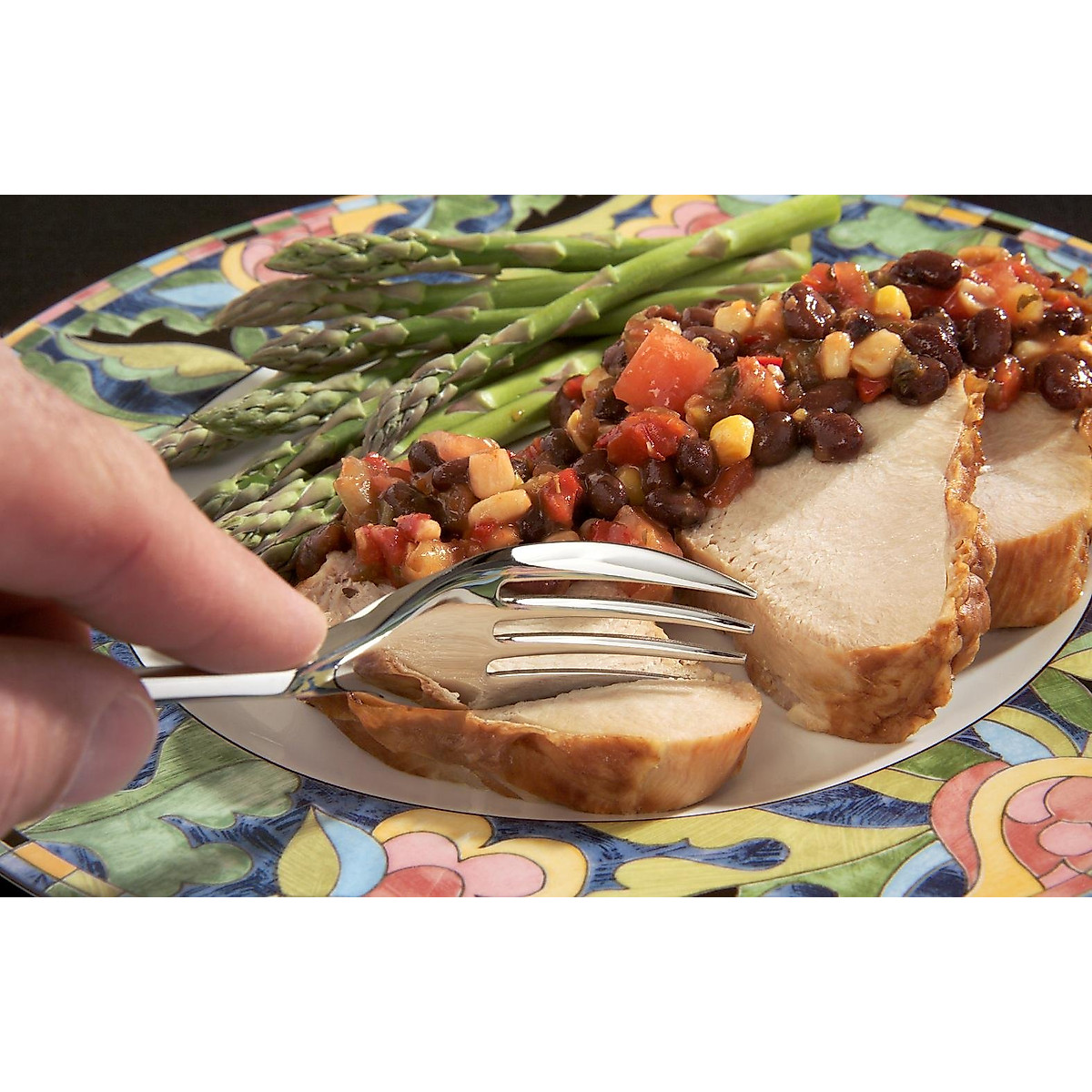 Knork Gloss Forks, Set of 4, Gloss Stainless Steel