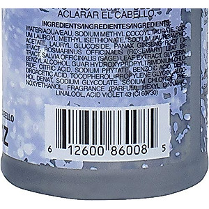 MANIC PANIC Silver Stiletto Toning Shampoo - Sulfate Free Purple Shampoo For Pale, Platinum Blondes, Grey, Blue, And Purple Hair Color - Tones Brassiness (8oz)
