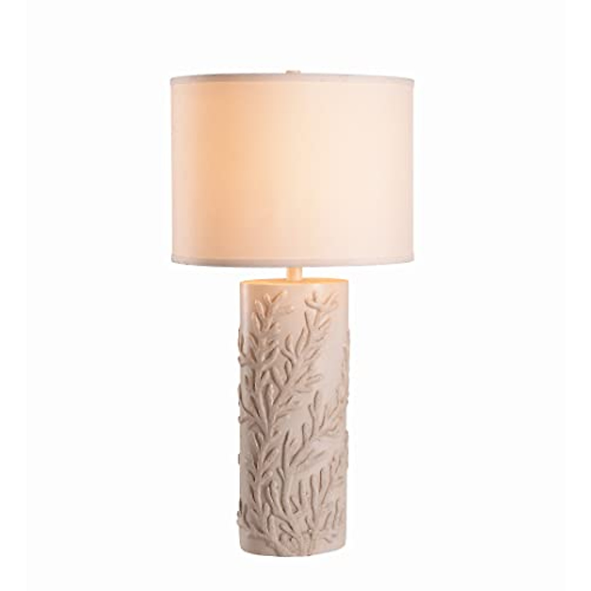 Kenroy Home 32267AWH Reef Table Lamps, Medium, Antique White