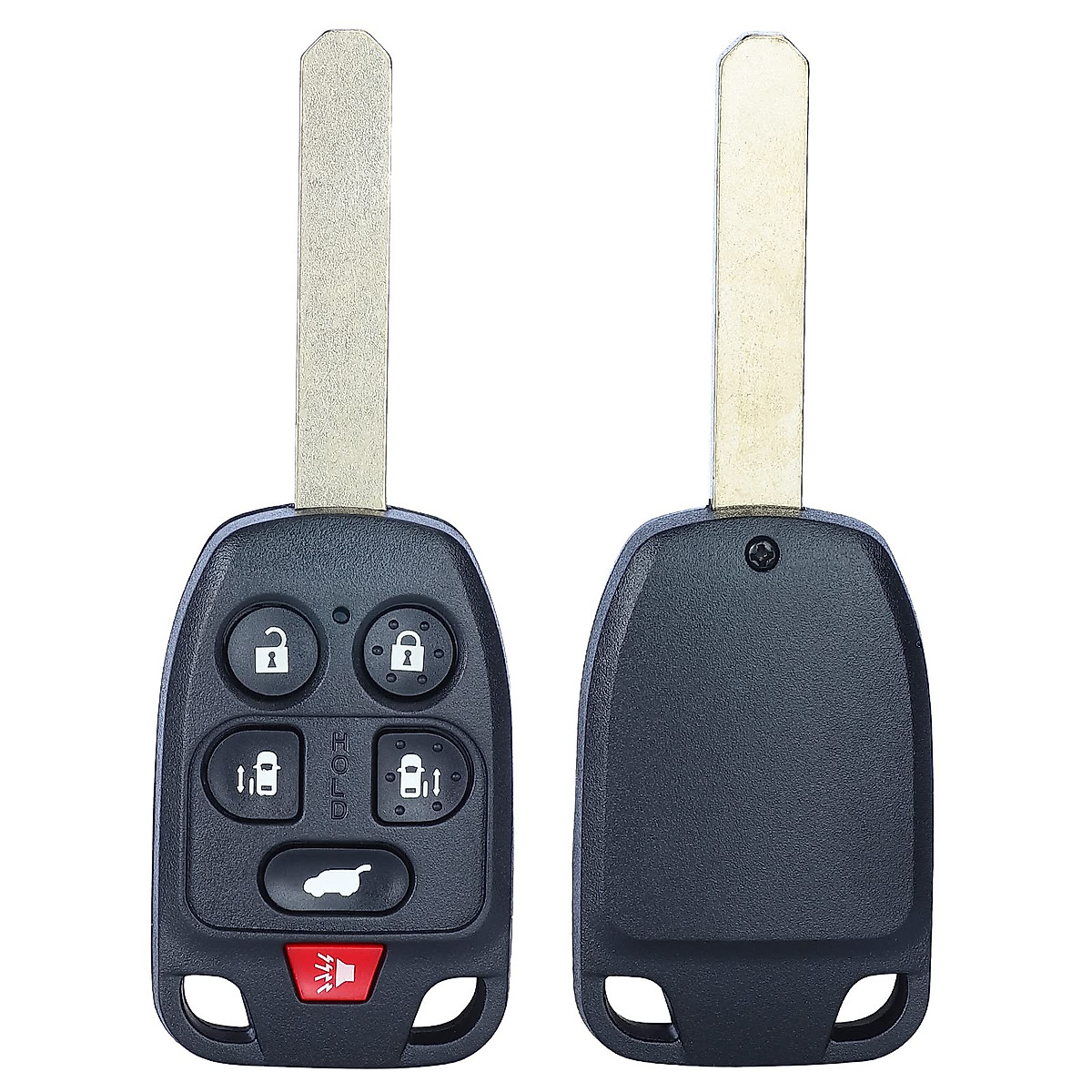 Beefunny Replacement Remote Car Key Shell Case Fob 6 Button for Honda Odyssey 2011-2013 (1)