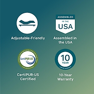 Beauty Sleep DreamRest Ultra Plush Pillow Top 14.25" Cal King Mattress, Pocketed Coils, Cooling, Breathable, and Pressure Relieving - 100 Night Trial, CertiPUR-US Certified and 10 Year Limited Warranty