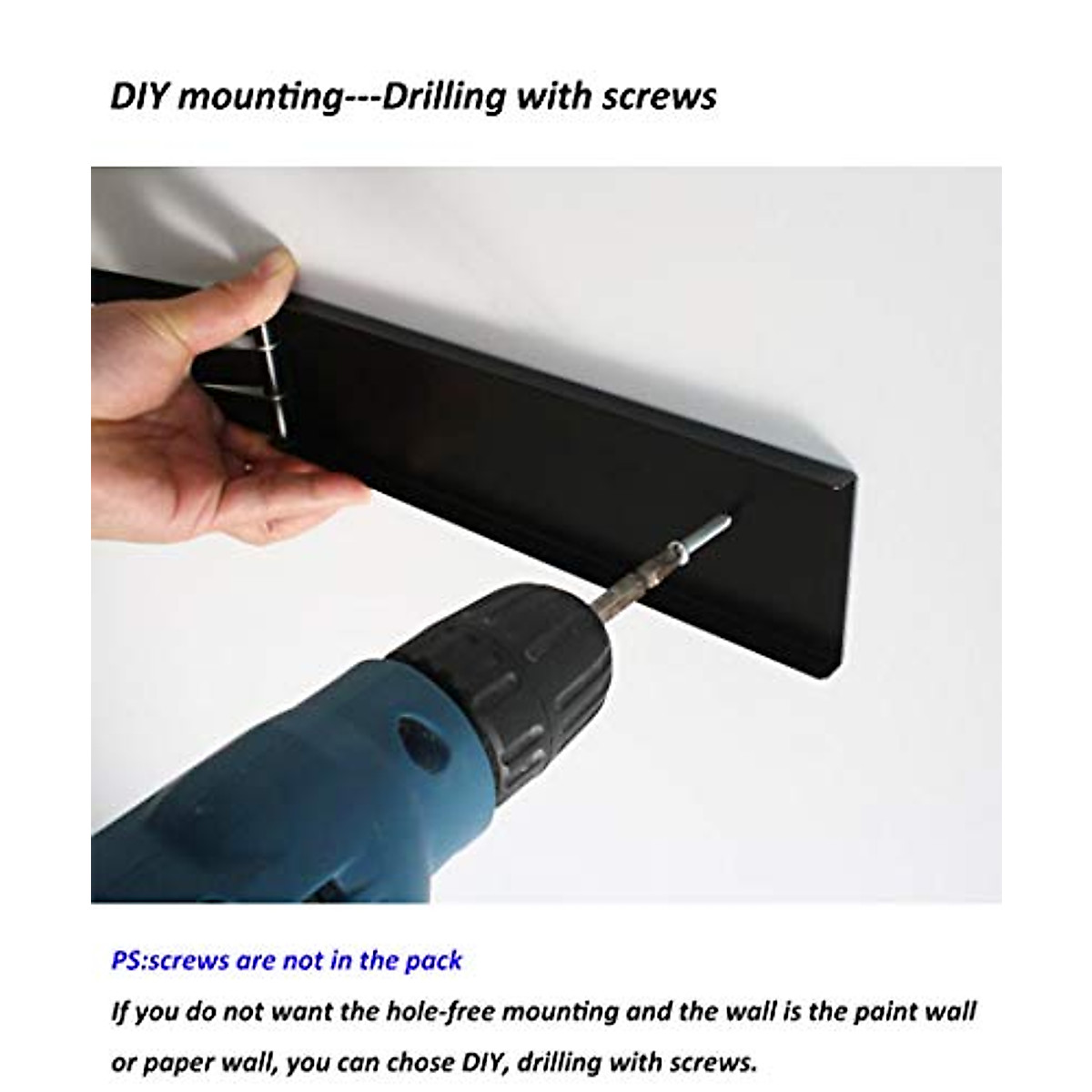 MAOERFUL 3 Swing Arms Towel Holder Wall Mount Towel Rack Dish Rag Dishcloths Washcloth Storage Organizer Hanger Swivel Hand Towel Bar for Sink Door Cabinet in Kitchen Bathroom (Black)