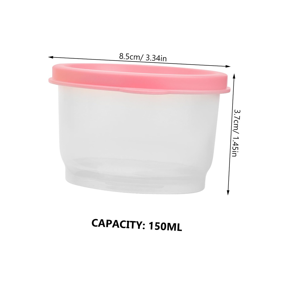 GREENADSCAPE Baby Food Storage Boxes Set of 12 Mini Containers for Baby Food Box Dishwasher Safe Color