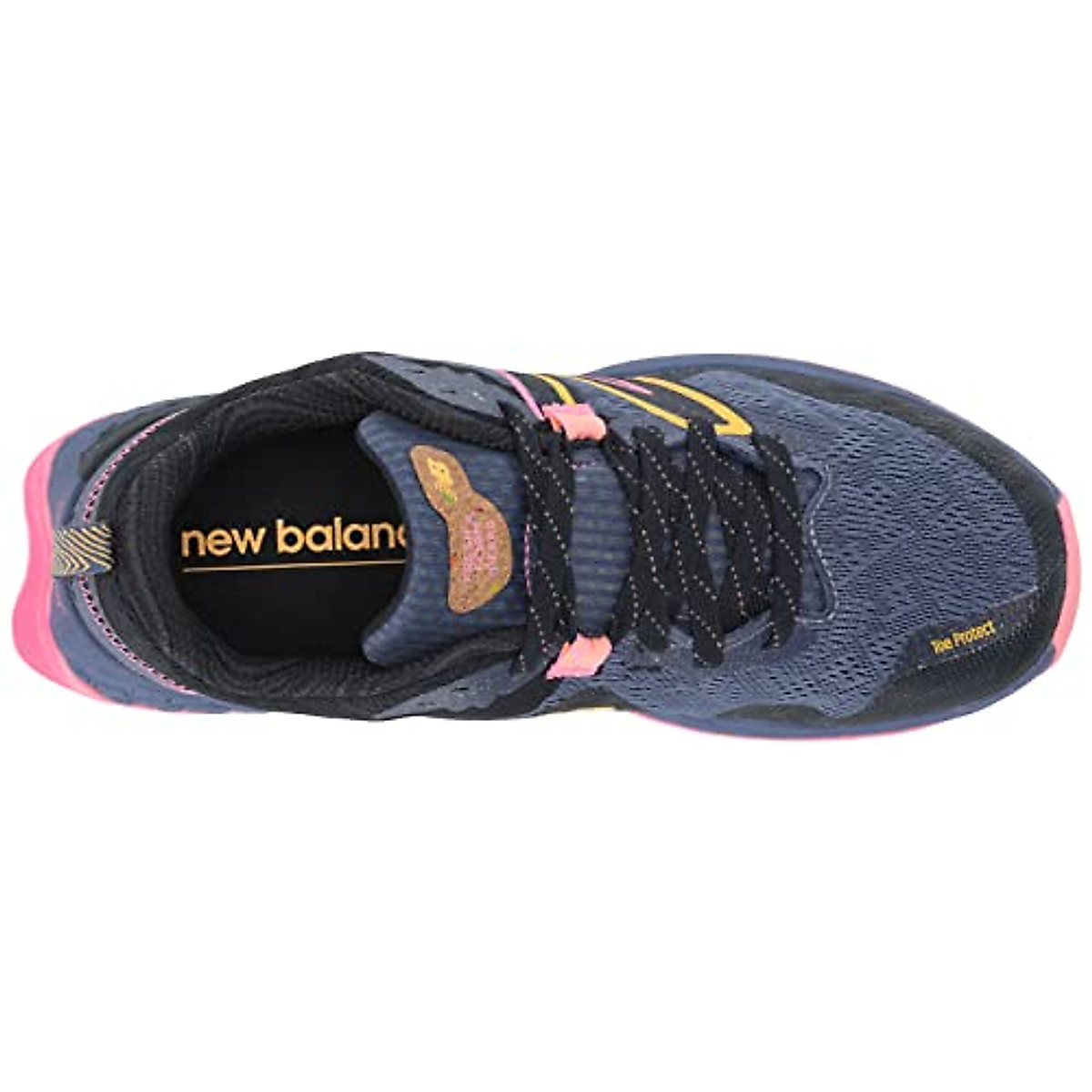 New Balance Women's Fresh Foam X Hierro V7 Trail Running Shoe, Night Sky/Vibrant Pink/Black, 8.5 Wide
