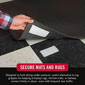 VELCRO Brand Industrial Fasteners Stick-On Adhesive | Professional Grade Heavy Duty Strength Holds up to 10 lbs on Smooth Surfaces | Indoor Outdoor Use, 4in x 2in (2pk), Strips, 2 Sets, 90200