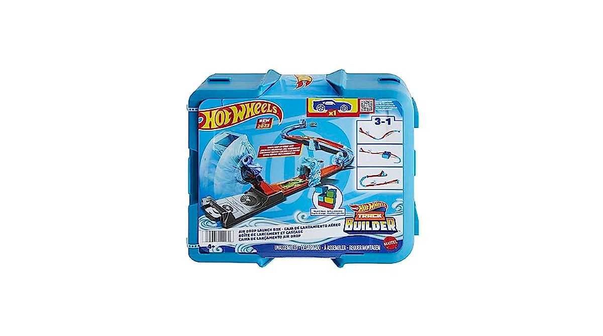 Hot Wheels Track Builder Wind & Gravity Playset - Rebuild & Extend Fun