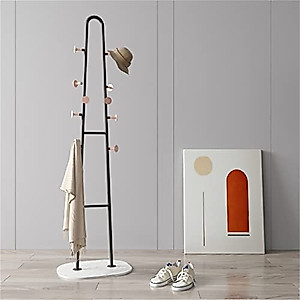 CDYD Nordic Floor Coat Hanger Bedroom Home Hanger Wrought Iron Hanger Bag Hanger Home Coat Hanger