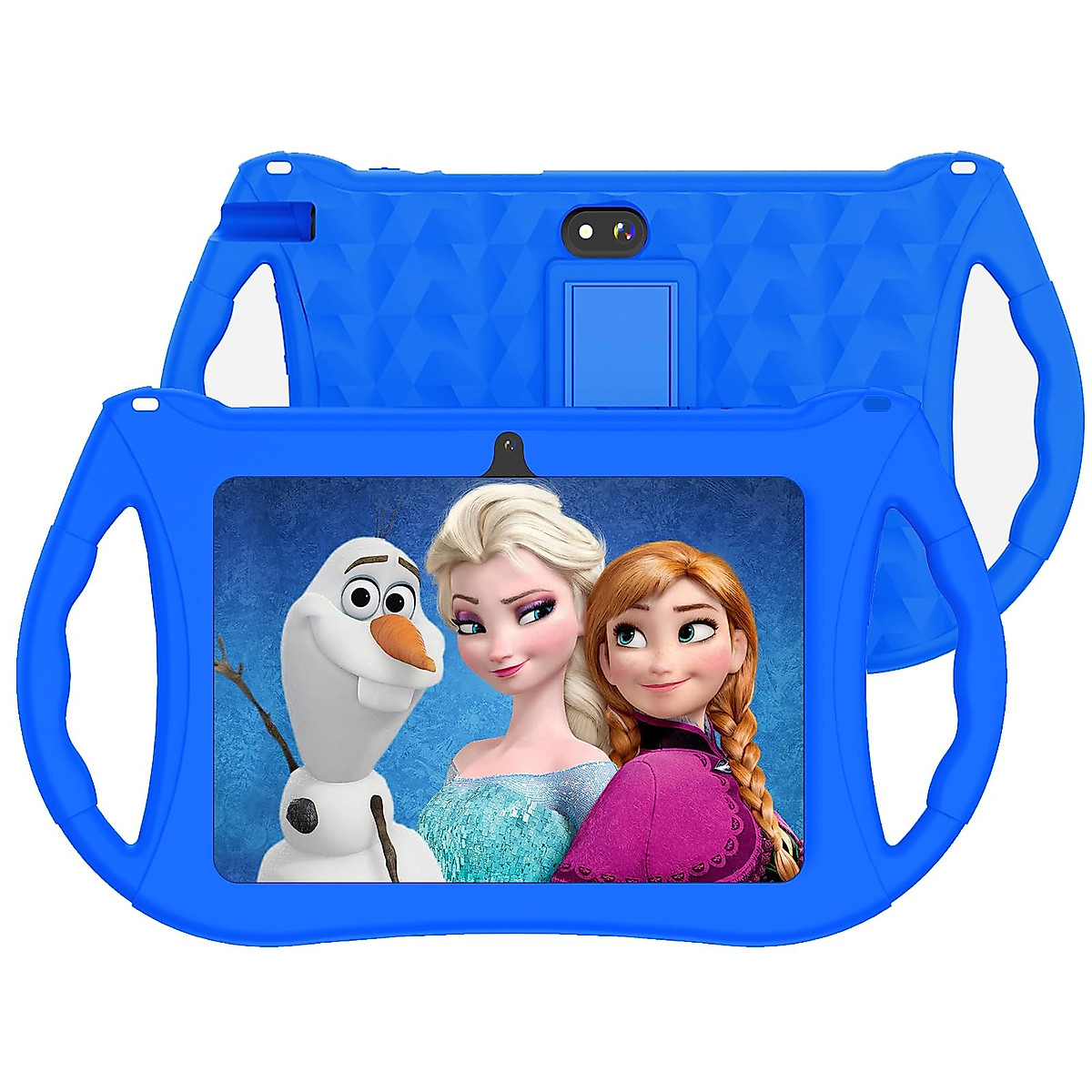 RliyOliy Kids Tablet, 7 inch Android 12 Tablet for Kids, 3GB RAM 32GB ROM Toddler Tablet with Bluetooth, WiFi, GMS, Parental Control, Dual Camera, Educational, Games(Dark Blue)