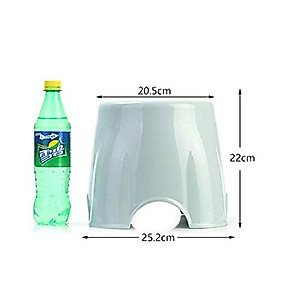 Mini Stool Step Stools Plastic Chair for Bedroom, Bathroom, Kitchen, Living Room, Office, Home, One Unit, Random Color