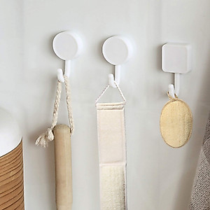 FEBSNOW Loofa Body Scrubber - 4 PCS Exfoliating Loofah Back Scrubber Natural Luffa Shower Bath Sponge Exfoliating Washcloth Face Scrubber Pad for Deep Clean & Invigorate Your Skin