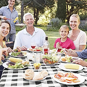 Deluxe Elastic Edged Flannel Backed Vinyl Fitted Table Cove (Dark Gray, 4ft,30x48inch)