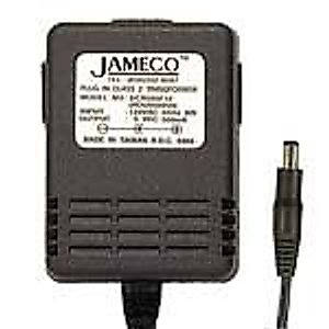 Jameco Valuepro DDU120050F0981 AC-to-DC Regulated Linear Wall Adapter, 12V, 0.5 Amp, 6W