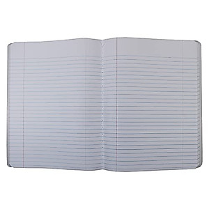 Top Flight Sewn Marble Composition Book, Black/White, College Rule, 9.75 x 7.5 Inches, 100 Sheets (41350)