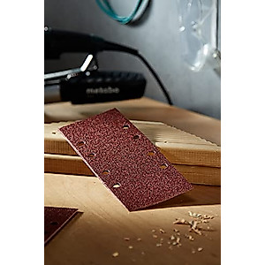 Bosch Home and Garden 2607017097 Sanding Sheet-Set for Orbital Sanders, Red, 93 x 230 mm