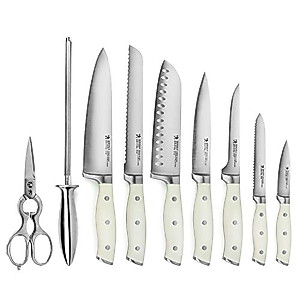 J.A. Henckels International 16 Piece Forged Accent Off-White Knife Block Set