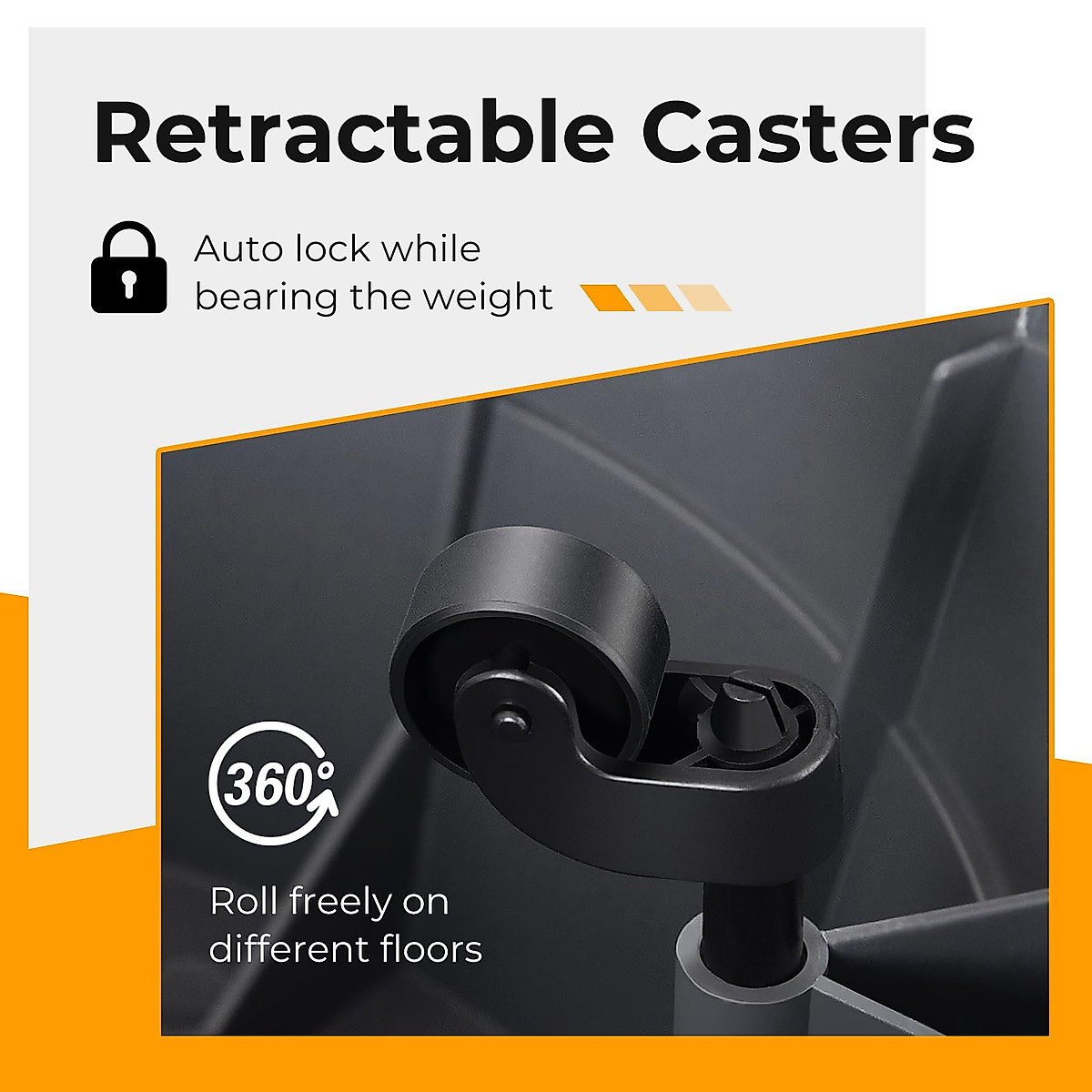 Giantex Rolling Step Stool Kick Stool Ladder w/Non-Slip Platform Casters Home Appliance Mobile Scooter 330 LBS Weight Capacity Gray