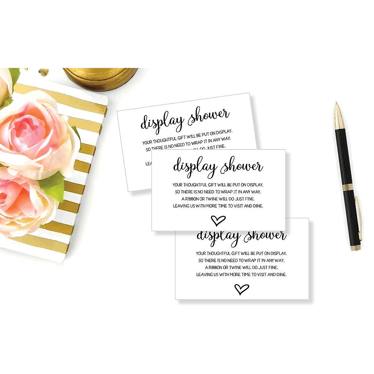 All Ewired Up 50 Display Shower Insert Cards, Display Shower Card, Display Shower Tags, Display Shower Invitation, Bridal Shower Insert, Baby Shower Display Cards (50-Cards)