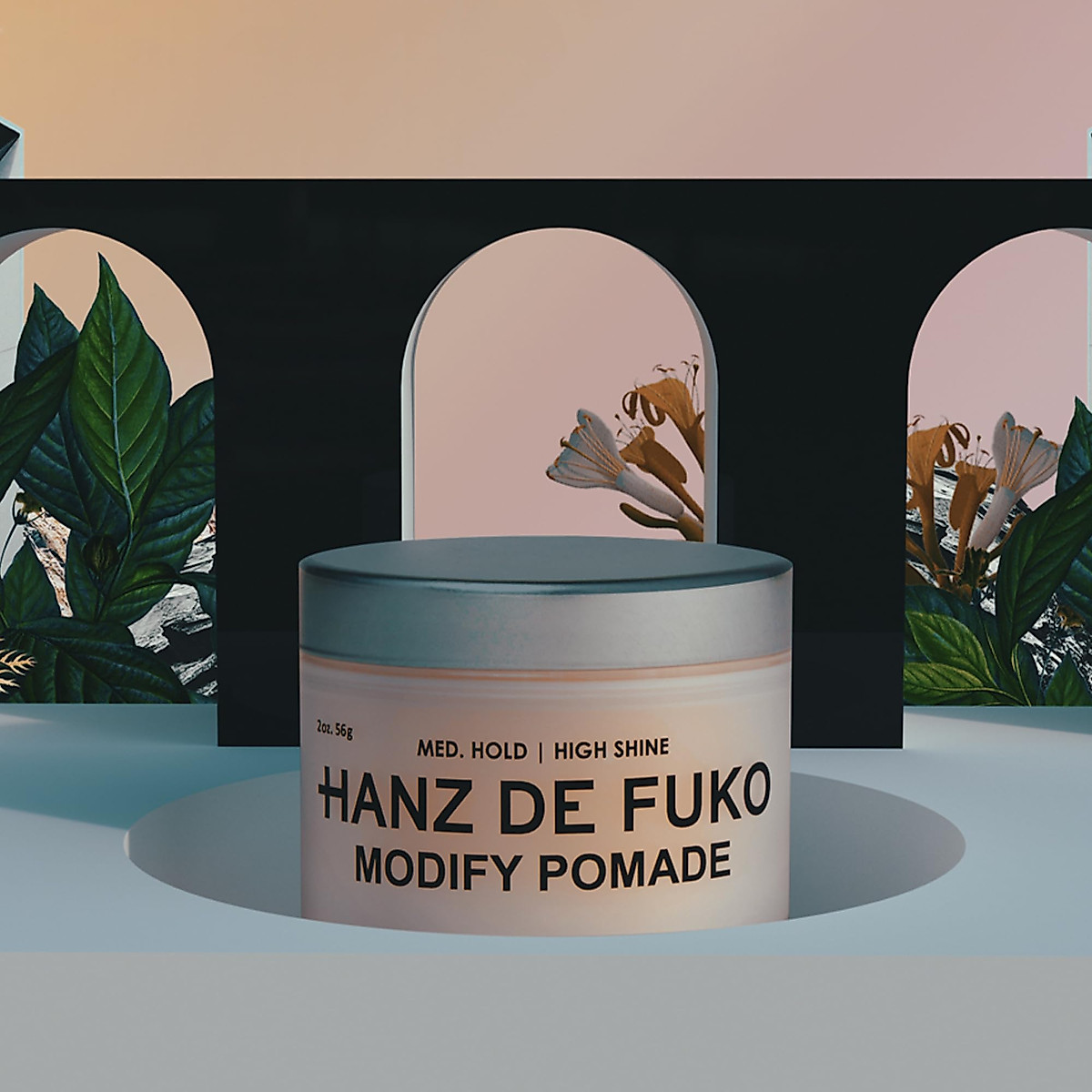 Hanz de Fuko Modify – Premium Mens Hair Styling Pomade with Medium Hold & High Shine Finish, 2oz