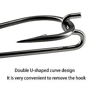 YEUQWJ Stainless Steel Shark Hook Remover. Fish Hook Remover.Shark Hook Remover.Push/Pull Remover (13 in)