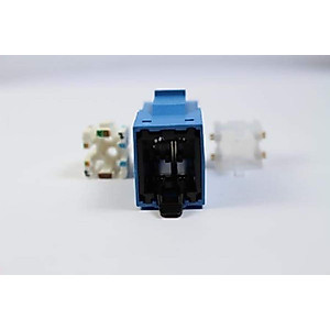 Belden RV6MJKUBL-B24 CAT6+ Revconnect Modular Jack Blue Pack of 24