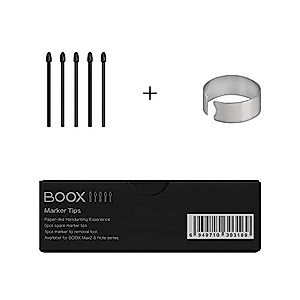 BOOX Marker Tips Nibs Kit for Pen2 Pro, Max Lumi2, Note Air2, Note5, Nova Air C Stylus, 5pcs