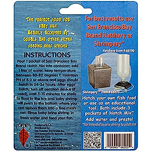San Francisco Bay Brand Brine Shrimp Hatch Mix, 3 X 0.74-Ounce (21 Gram) Pouches