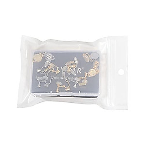 Golden Clip on Earring converters with Silicon Earring Pads, 16pcs Hypoallergenic Round Flat Back Tray Earring Clips Easy Open Loop DIY Earring Making for Women Men Girls Non-Pierced Ears