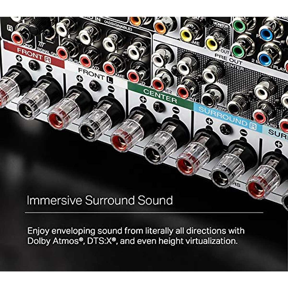 Marantz 8K UHD AVR SR5015 - 7.2 Ch (2020 Model) - Dolby Virtual Height Elevation with Built-in HEOS and Alexa Compatibility - Bluetooth Streaming & Home Automation