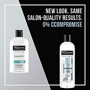 TRESemmé Pro Pure Moisture Shampoo for Daily Moisture, Paraben and Dye Free, 16 oz (4 Count)