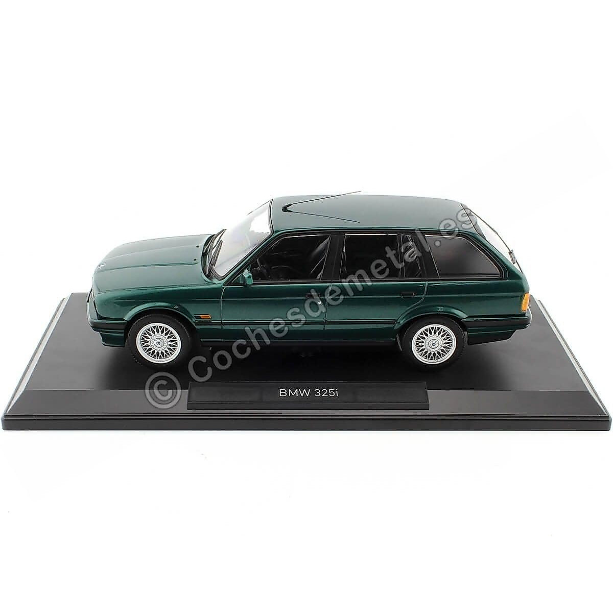 1990 325i Touring Green Metallic 1/18 Diecast Model Car by Norev 183219
