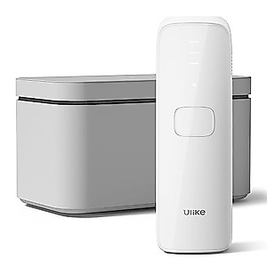 Ulike Laser Hair Removal for Women and Men, Air 3 IPL Hair Removal with Sapphire Ice-Cooling System for Nearly Painless & Long-Lasting Result, Flat-Head Window for Body & Face at-Home Use, White