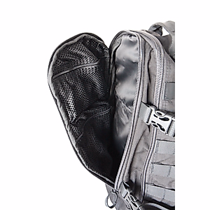 Hanks Surplus Military 26L ILBE Style Tactical Assault Patrol Molle Backpack (BLACK)