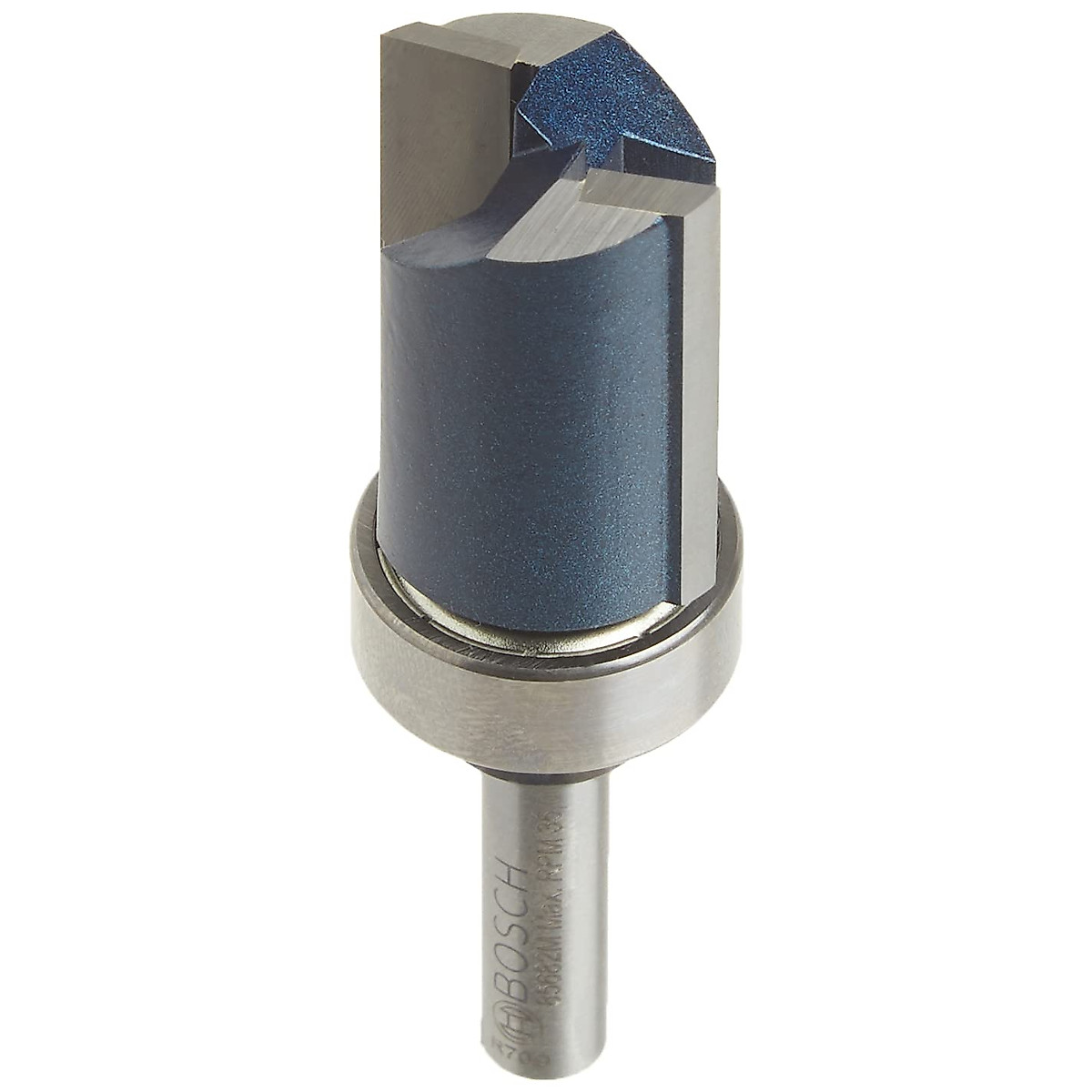 Bosch 85682MC 3/4 In. x 1 In. Carbide-Tipped Double-Flute Top-Bearing Straight Trim Router Bit