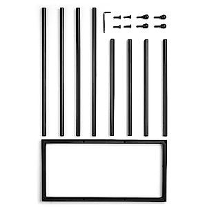 Yescom 4-Pair Boot Rack Organizer Storage Stand Holder Hanger Home Closet Shoes Shelf Easy to Assemble