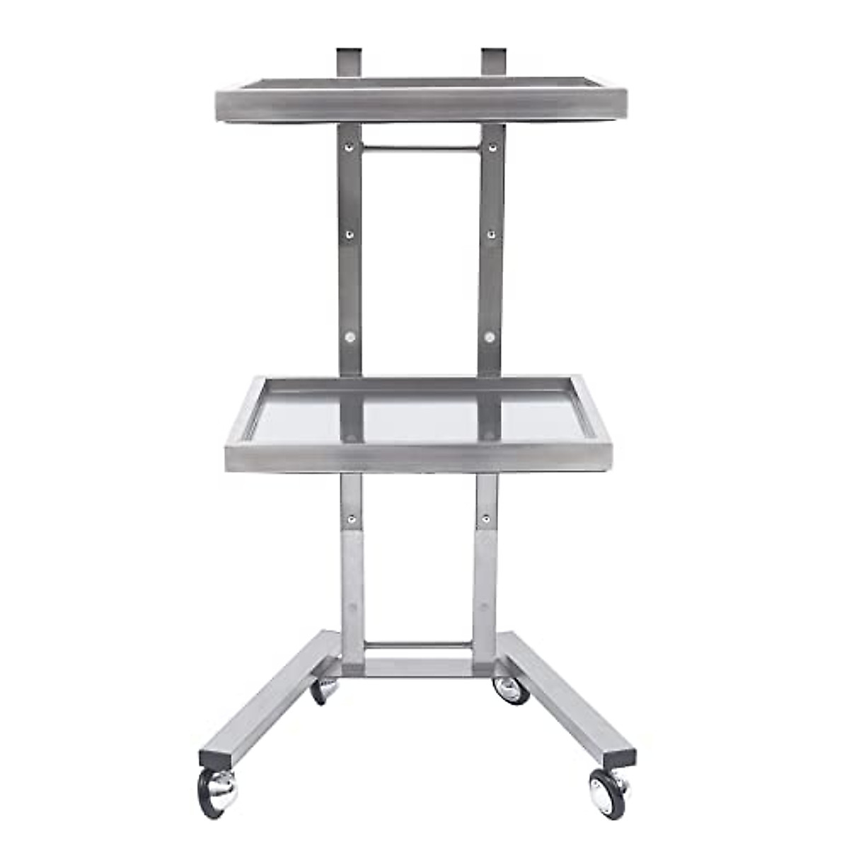 DNYSYSJ Beauty Salon Stand Rolling Cart, 2 Tier Spa Beauty Machine Holder Trolley, Salon Storage Trolley Stand, for Salons Studios Shops Medical Shops and Dentists