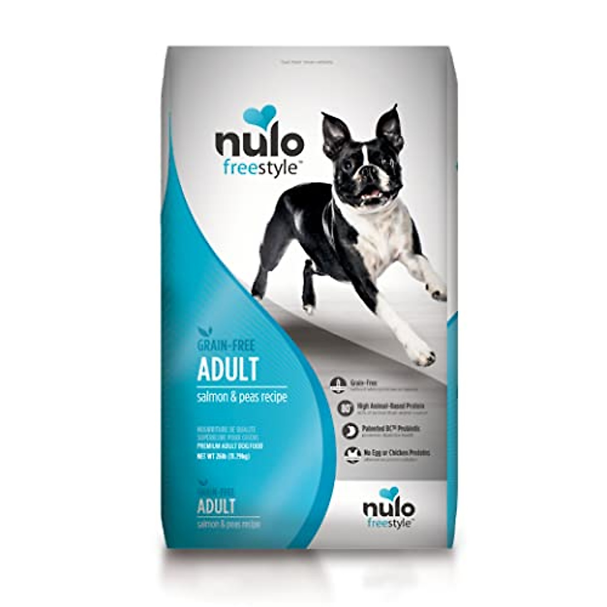 Nulo Freestyle Adult Dog Food, Premium All Natural Grain-Free Dry Small Kibble Dog Food, with BC30 Probiotic for Healthy Digestion, and High Animal-Based Protein with no Chicken or Egg Alternatives