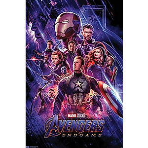 Trends International 24X36 Marvel: Avengers: Endgame - One Sheet Wall Poster, 24" x 36", Premium Unframed Version