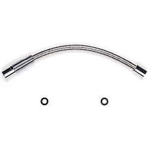 JZBRAIN 18" Flexible Hose Stainless Steel for Pre Rinse Faucet Commercial Kitchen Faucet (18 Inches)