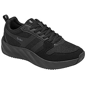 Gola Women's Lansen Road Running Shoe, Black Uni, 8