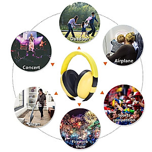 Baby Hearing Protection Earmuff Ear Defenders 0-4Y Noise Cancelling Headphones