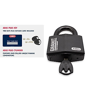 ABUS 37/55 RK KA Granit Alloy Steel Padlock Keyed Alike (Code 5544653)