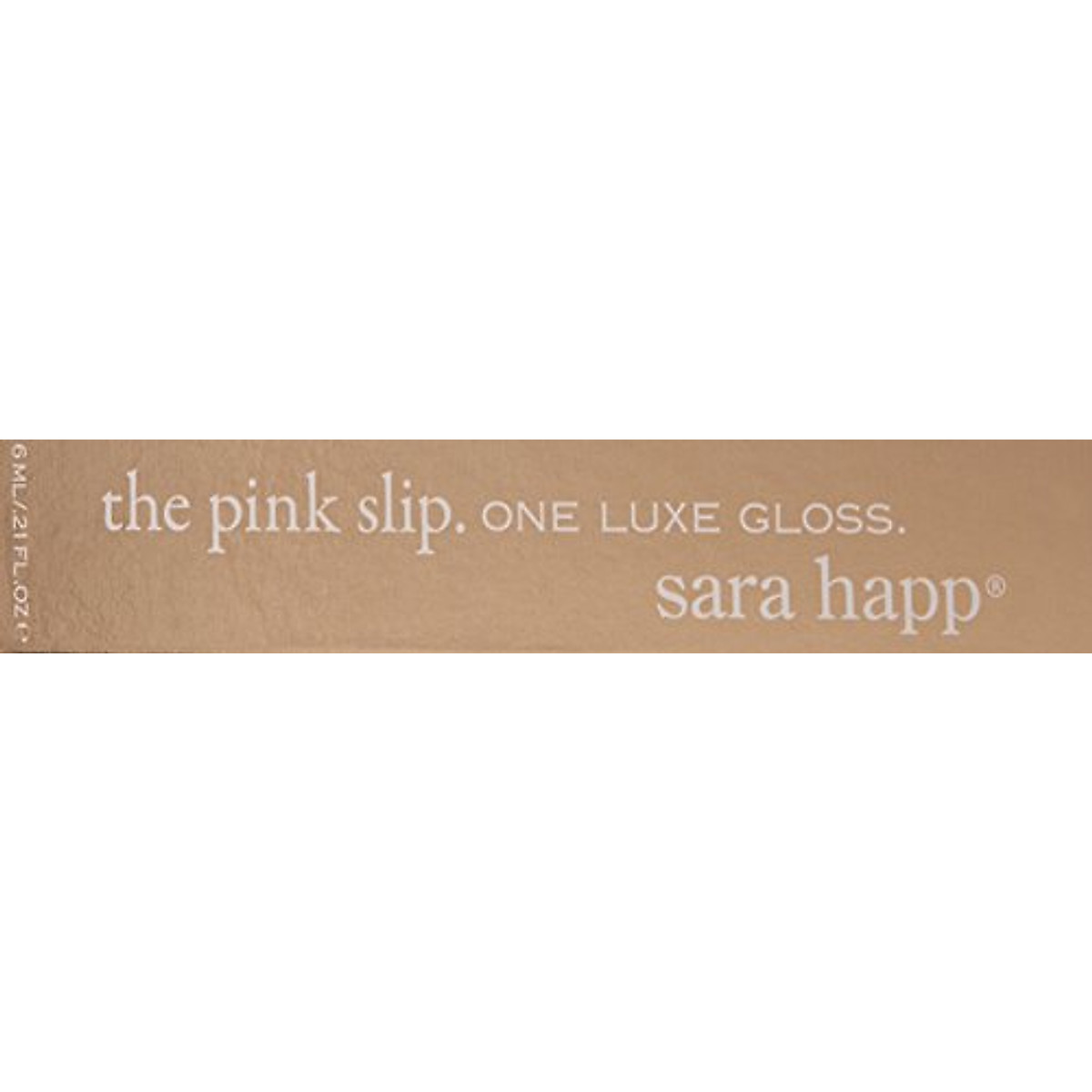 Sara Happ The Pink Slip One Luxe Gloss: Maximize Hydration with Natural Oils, Heal and Soften All Day Sheer, Reflective Shine, 0.21 oz