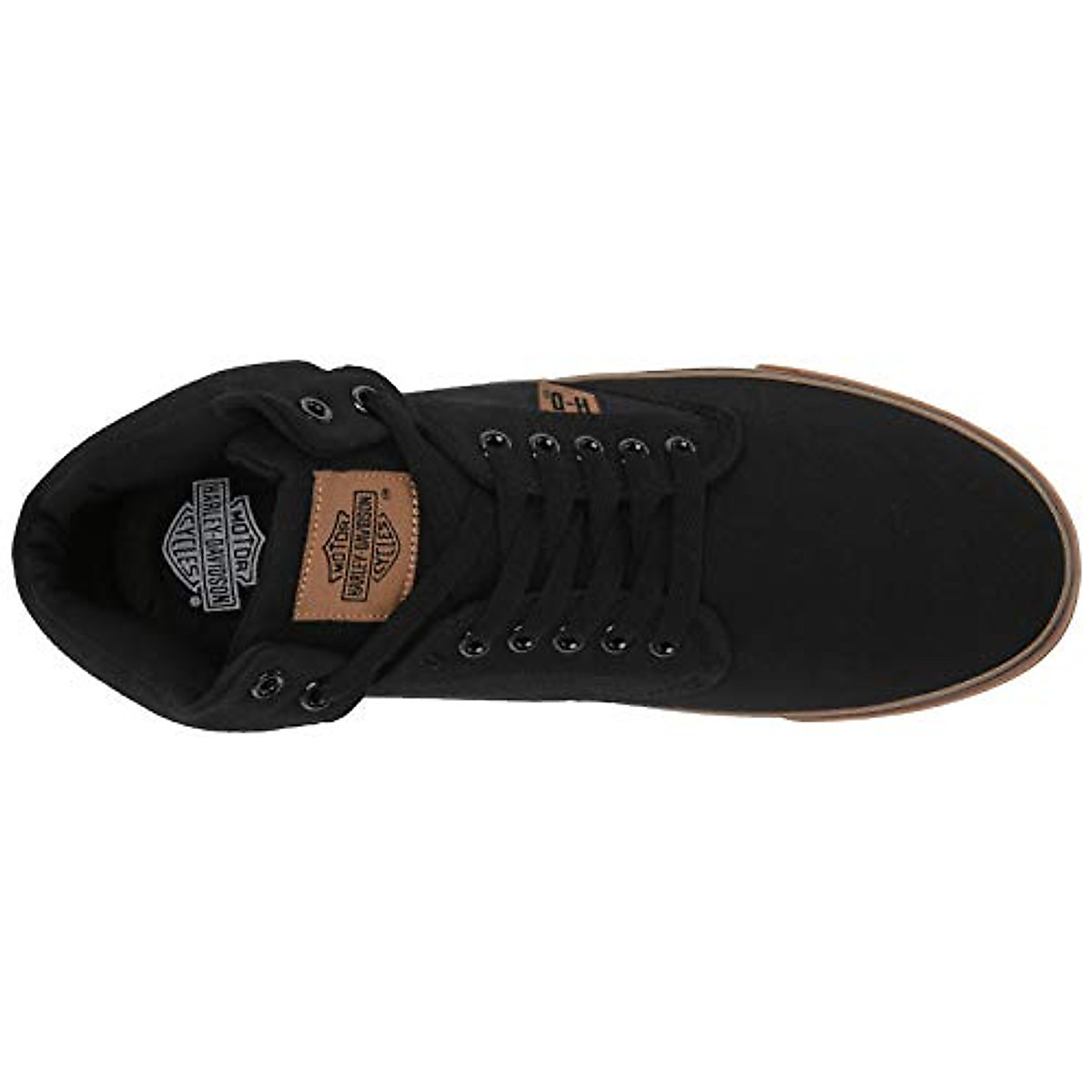 HARLEY-DAVIDSON FOOTWEAR Men's Wrenford Sneaker, Black, 12.0 M US